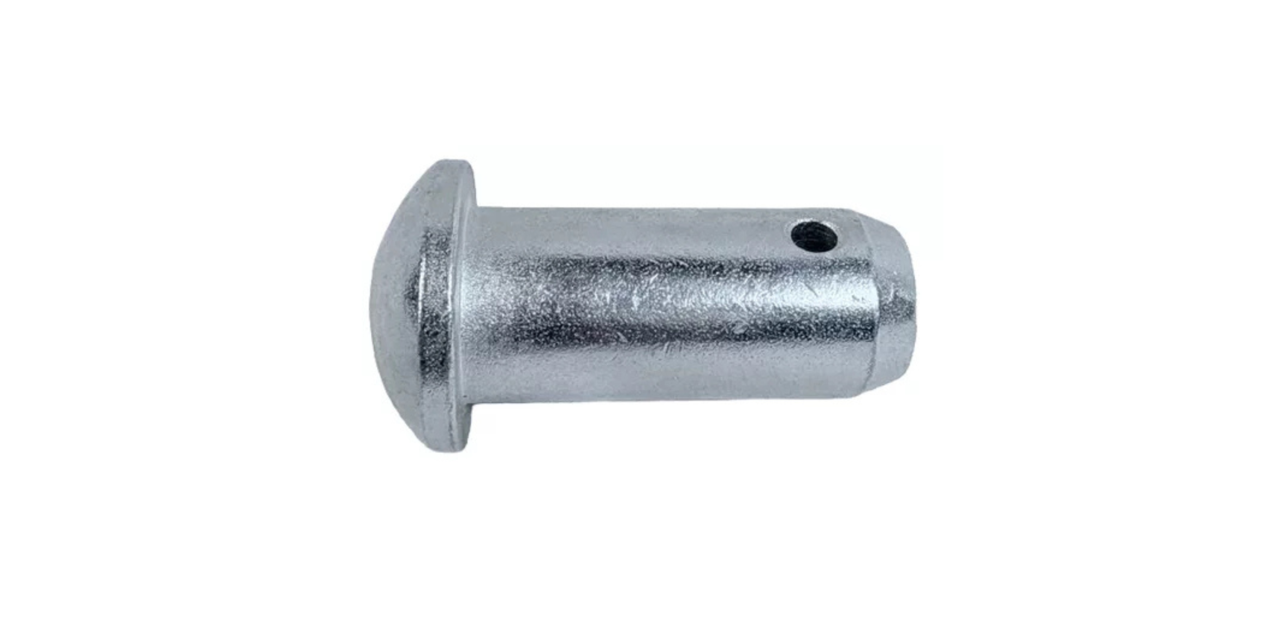 1″ x 2 3/4″ Round Head Steel Smooth Bolt with 0.23″ Hole – Axon